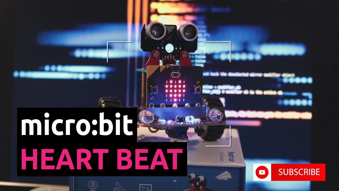 BBC micro:bit ne arata Bataile inimii (Heart Beat) | Gabi.Media